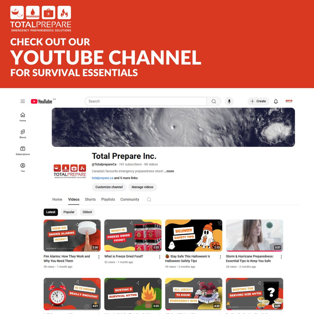 Emergency Preparedness Resources: The Total Prepare YouTube Channel | Total Prepare Inc. Canada