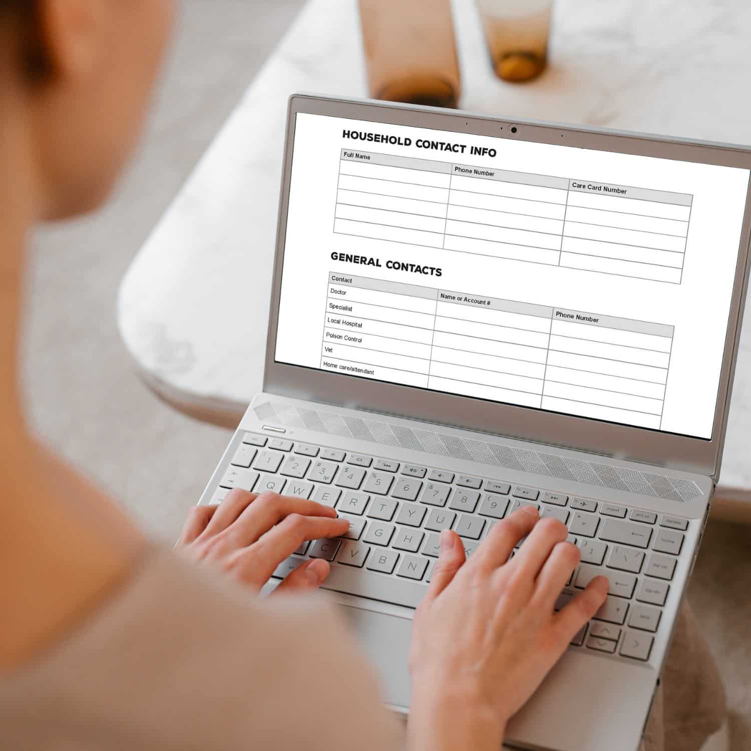 Emergency Guide Template | Total Prepare Inc. Canada